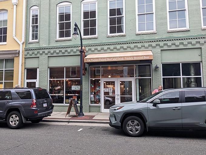 Downtown Durham's historic architecture provides the perfect backdrop for this local gem, where craft beer and grass-fed beef burgers await hungry visitors.