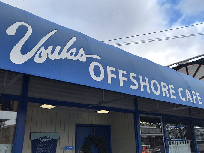 That iconic blue awning isn't just a sign—it's a beacon of breakfast hope for hungry Seattleites seeking refuge from fancy avocado toast establishments.