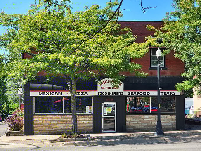 Don't judge this culinary book by its cover. Behind this unassuming brick facade lies one of Michigan's best-kept prime rib secrets.