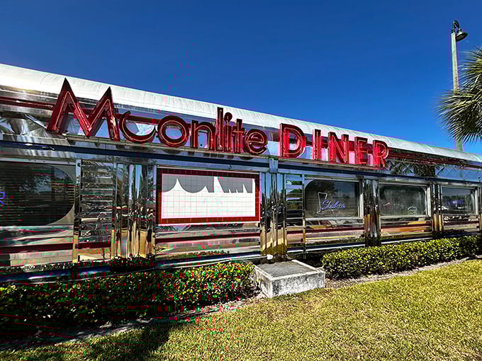 That gleaming chrome exterior isn't just for show&mdash;it's a beacon calling you home to comfort food paradise.