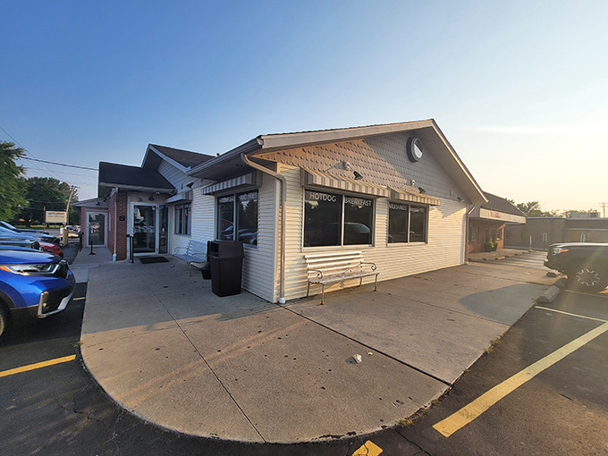 The unassuming white exterior of Nutcracker Family Restaurant proves once again that the best comfort food often hides in plain sight.