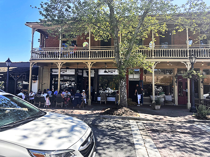 Behind this historic brick facade on Canton Street, Little Alley's unassuming exterior hides the carnivore's paradise waiting inside.