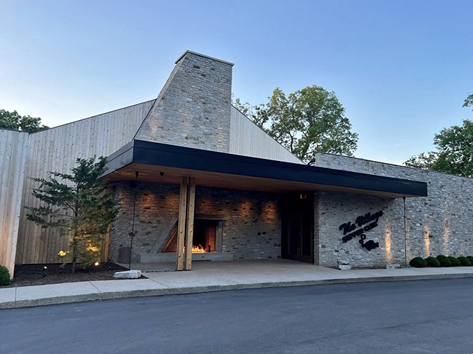 The Village Supper Club's striking stone facade welcomes you like an old friend with a new haircut &ndash; familiar yet impressively updated.