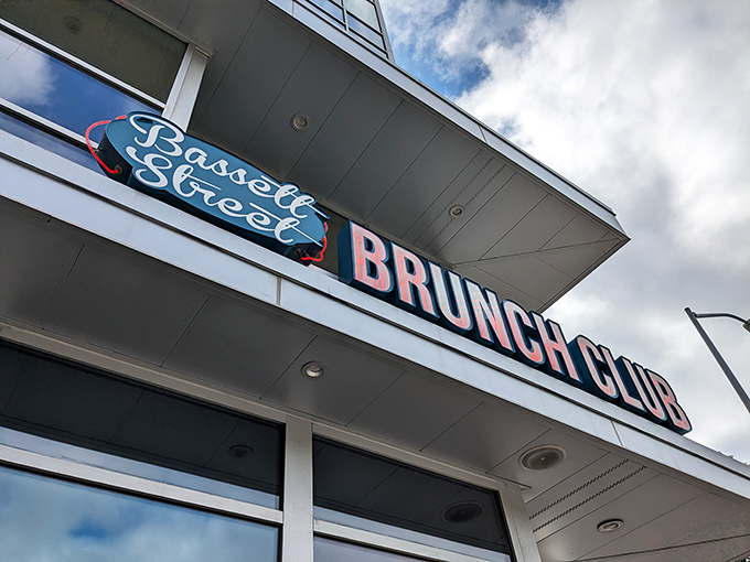 The iconic neon sign beckons hungry Madisonians like a breakfast lighthouse guiding ships through morning hunger storms.
