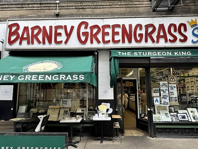 The iconic storefront announces itself proudly: "The Sturgeon King" isn't just a title—it's a well-earned crown in New York's culinary kingdom.