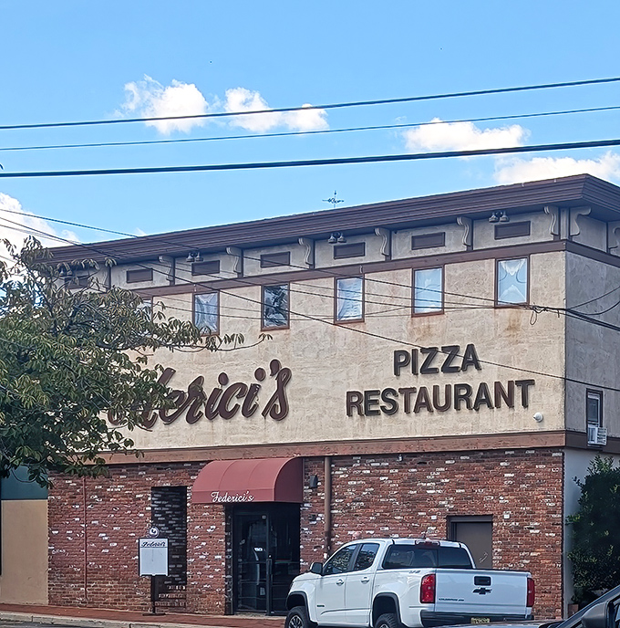 The brick fa&ccedil;ade and vintage signage of Federici's stands as a time capsule in downtown Freehold, promising Italian-American classics that have satisfied generations.