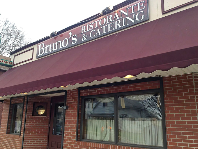The unassuming brick exterior of Bruno's hides culinary treasures like a secret agent conceals gadgets. This Cleveland gem doesn't need flashy signs to announce its greatness.