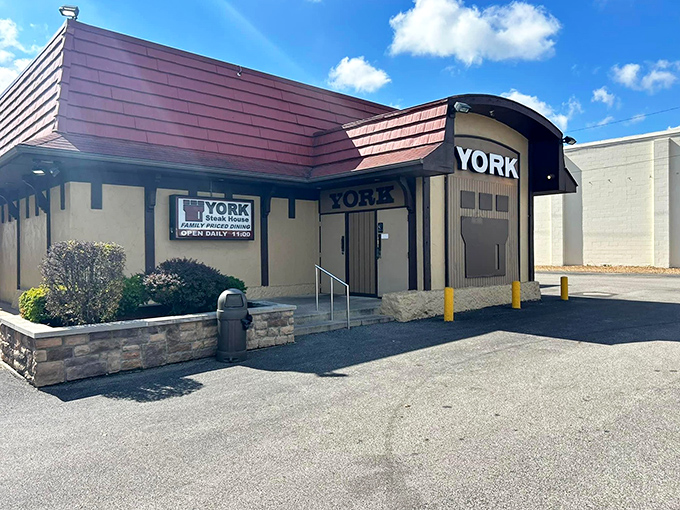 Bathed in golden sunlight, York's entrance doesn't scream for attention&mdash;it doesn't need to. Locals have been finding their way here for decades without Instagram's help.