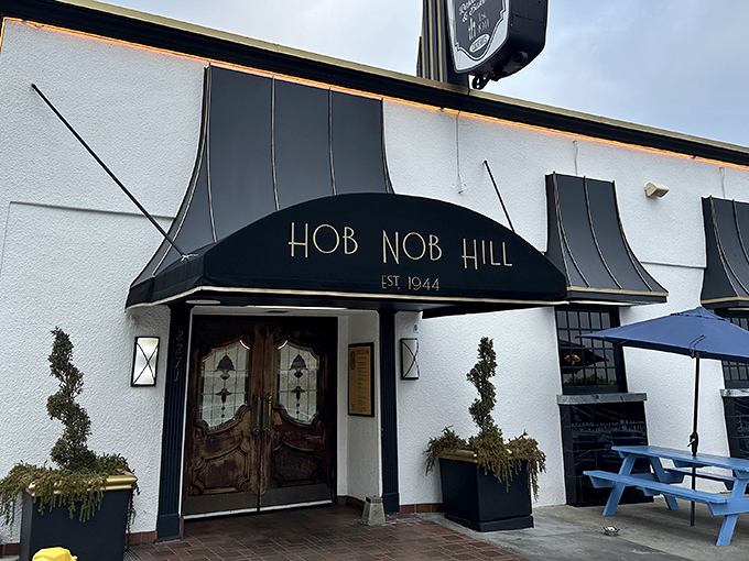 Those ornate wooden doors aren't just an entrance&mdash;they're a portal to breakfast magnificence in downtown San Diego.