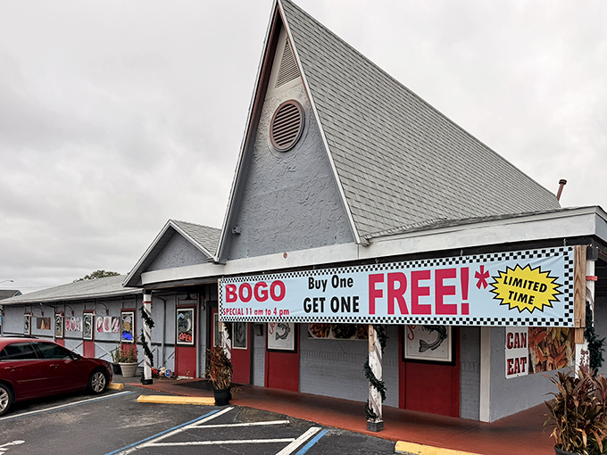 That iconic A-frame roof isn't just architectural whimsy&mdash;it's a beacon calling hungry travelers home to comfort food paradise.