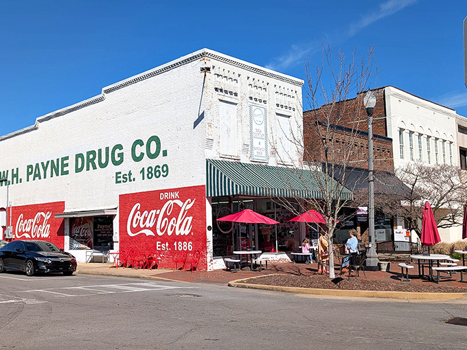 History stands proudly on this corner of Scottsboro, where the white brick facade of Payne's has witnessed decades of hungry visitors seeking nostalgic comfort.