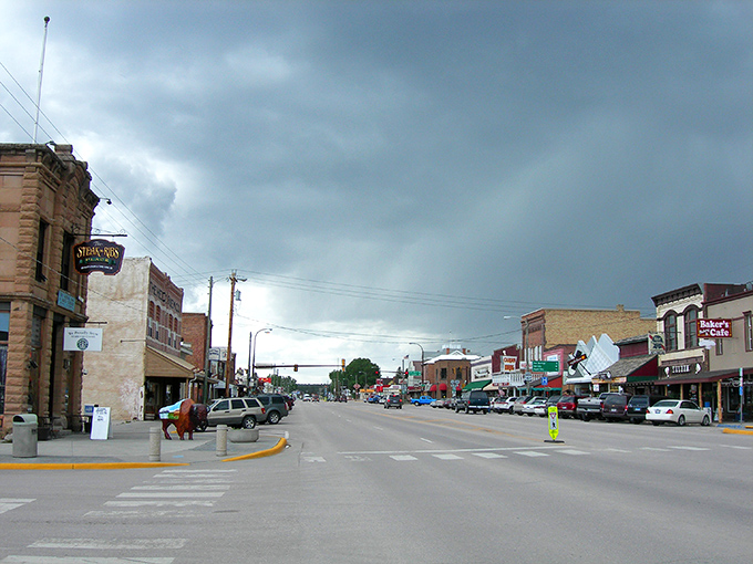 Main Street magic under moody skies. Custer's historic downtown invites you to slow down and discover what happens when small-town charm meets mountain majesty.