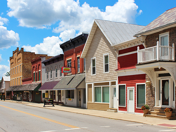 Utica's Main Street looks like it was plucked straight from a Hallmark movie &ndash; colorful storefronts where people actually know your coffee order before you place it.