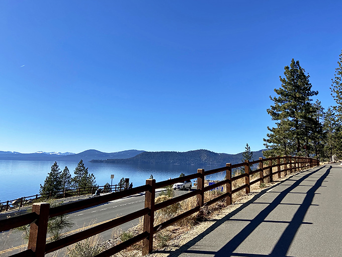 That wooden fence isn't just protecting you from the edge&mdash;it's framing one of nature's greatest masterpieces perfectly.