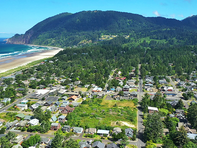 Postcard perfection isn't Photoshopped here&mdash;Manzanita's seven-mile stretch of pristine beach meets Neahkahnie Mountain in a view that makes smartphone cameras work overtime.