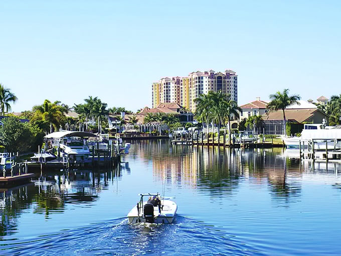 Morning tranquility on Venice's canals, where waterfront living isn't just a lifestyle&mdash;it's an art form perfected with every sunrise.