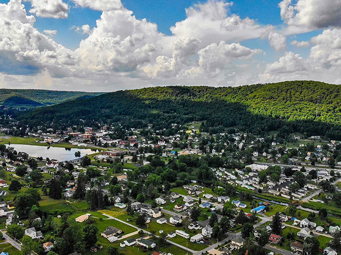 Smethport unfolds like a storybook village nestled in Pennsylvania's rolling hills, where retirement dreams find their affordable happy ending.