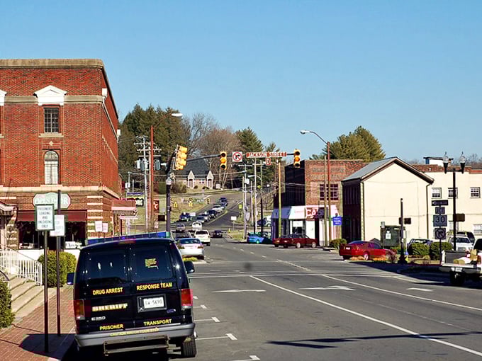 Downtown Athens stretches before you like a Norman Rockwell painting come to life, where traffic lights are merely suggestions for slowing down to wave at neighbors.