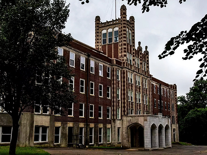 Gothic grandeur meets medical history. The Tudor-style tower of Waverly Hills stands as a brick-and-mortar testament to Louisville's tuberculosis past.