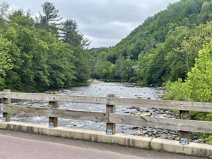 The bridge offers more than just a crossing&mdash;it's a front-row seat to Pennsylvania's version of a living landscape painting.