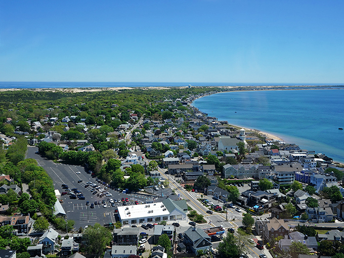 Provincetown curves into the Atlantic like Massachusetts decided to wave goodbye to the mainland forever.