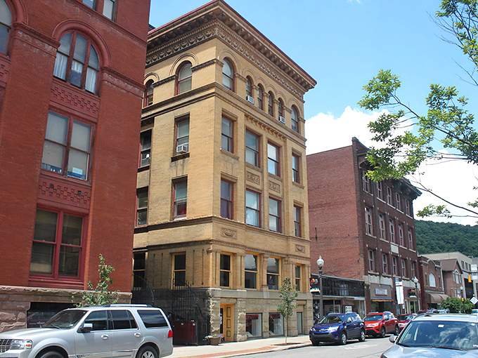 Downtown Oil City looks like a movie set where small-town America still thrives, complete with historic brick buildings and charming storefronts.