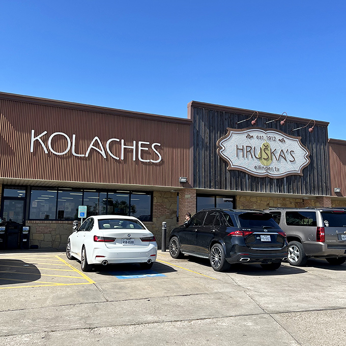 The unassuming exterior of Hru&scaron;ka's might fool you, but locals know this gas station hides Czech pastry treasures worth every mile of the detour.