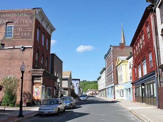 Park Street's historic brick facades tell stories of Adams' industrial past while offering small-town charm at prices that won't make your wallet weep.