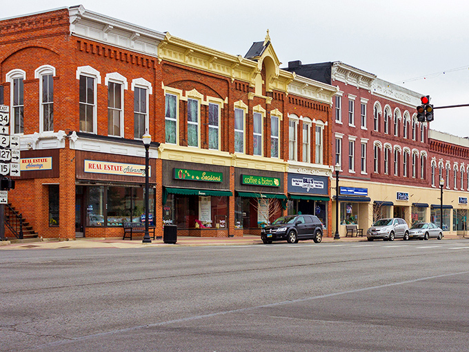 Downtown Bryan's colorful storefronts invite window shoppers to become actual shoppers&mdash;a dangerous proposition for retirement budgets!