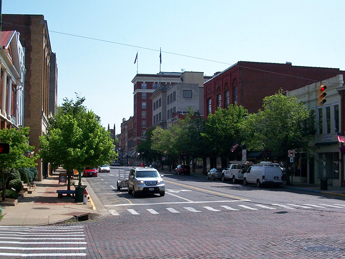Brick streets and historic buildings create Marietta's time-capsule downtown, where every storefront tells a story and modern life slows to a civilized pace.