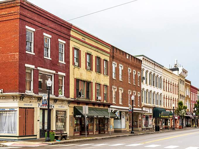 The rainbow of brick facades along Towanda's downtown creates an architectural timeline that's better than any history book.