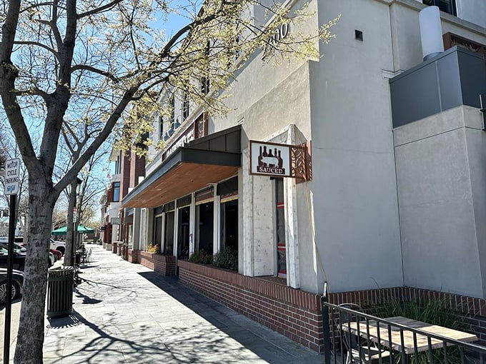 Nestled on a sun-dappled street in downtown Livermore, Sauced BBQ beckons like a smoke signal to hungry souls wandering wine country.