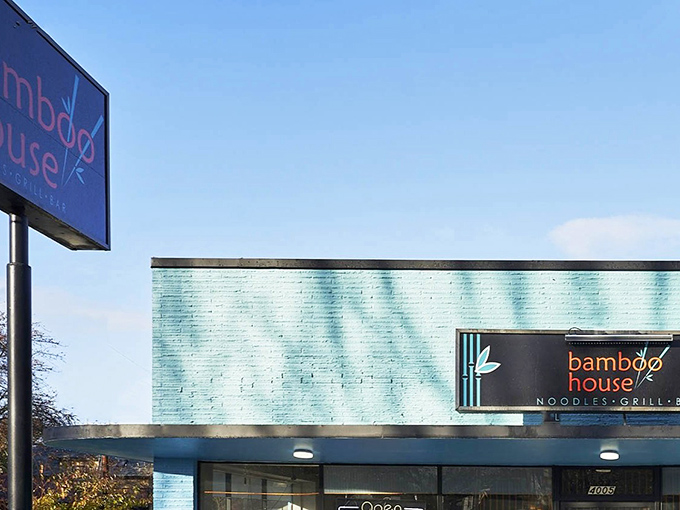 The unassuming turquoise facade of Bamboo House hides culinary treasures that would make even the most jaded food critic weep with joy.