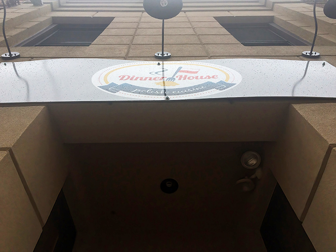 The unassuming entrance hides culinary treasures that would make your Polish grandmother nod approvingly while planning her next visit.