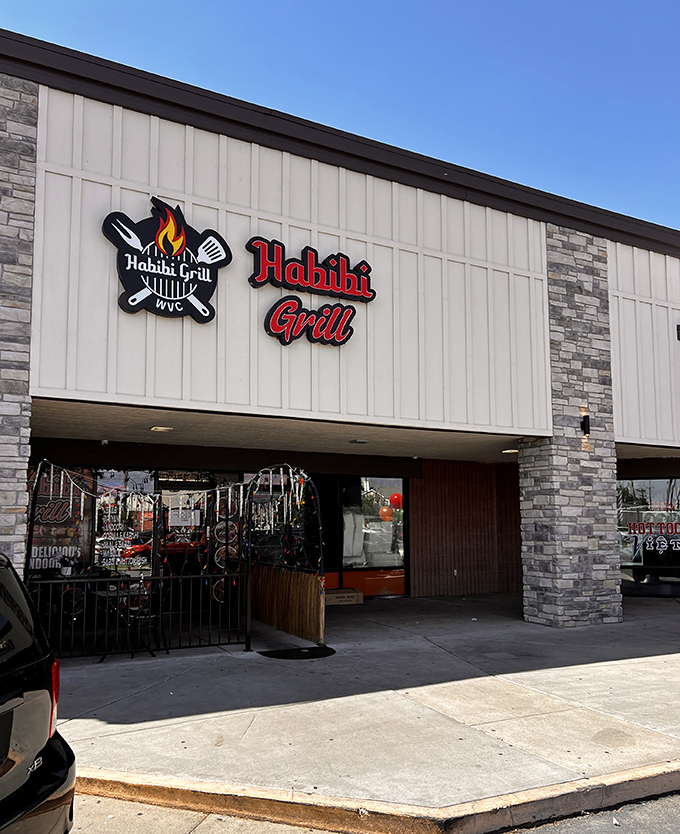 The storefront might be modest, but that flame logo isn't lying&mdash;what happens inside is pure fire.