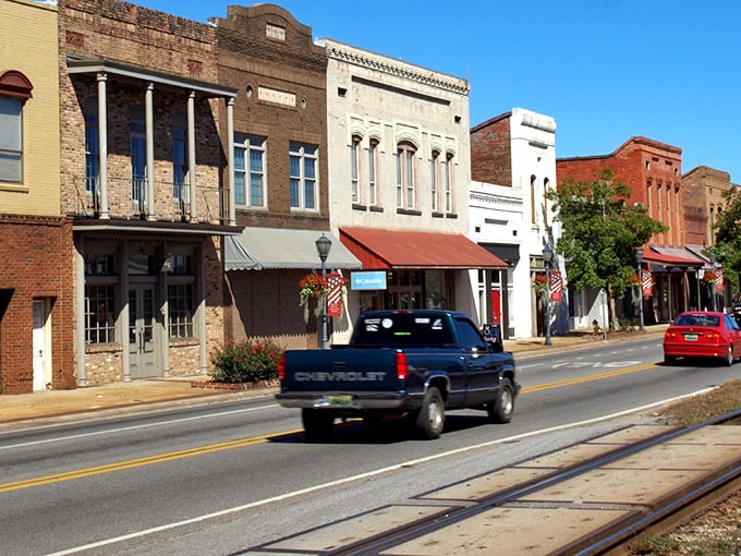 Brewton's historic downtown showcases charming brick facades and affordable small-town living where your Social Security check stretches further than imagined.
