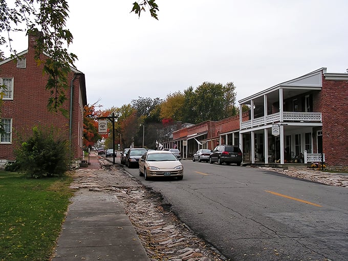 Main Street whispers stories of yesteryear, with historic brick buildings standing proudly against Missouri skies. Time travel doesn't require a DeLorean here.