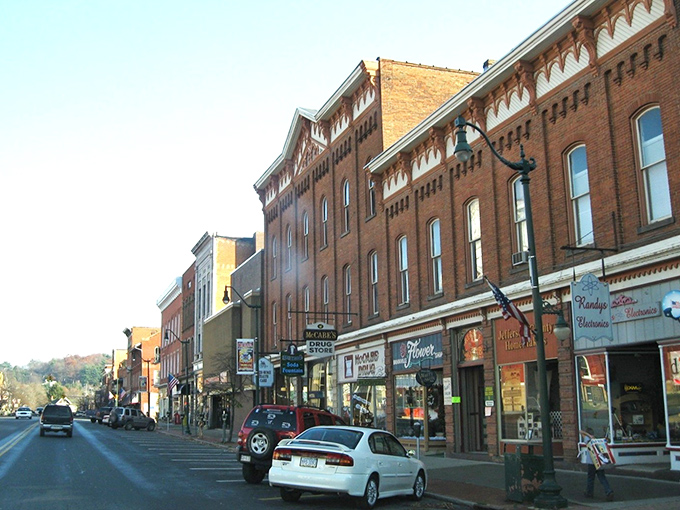Main Street Brookville showcases those gorgeous brick buildings that whisper stories of yesteryear while keeping your retirement dollars firmly in this century.