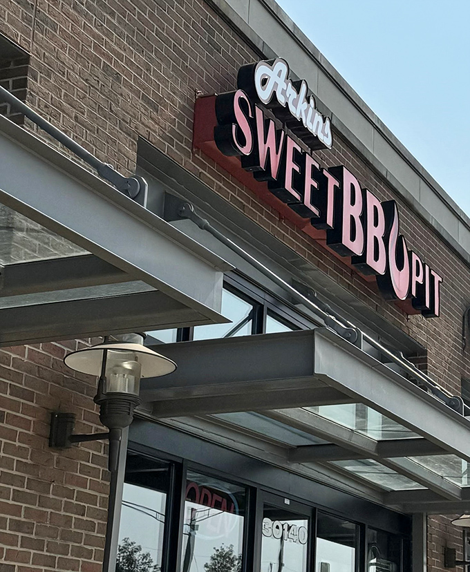 That glowing sign isn't just advertising &ndash; it's a beacon calling all serious carnivores home.