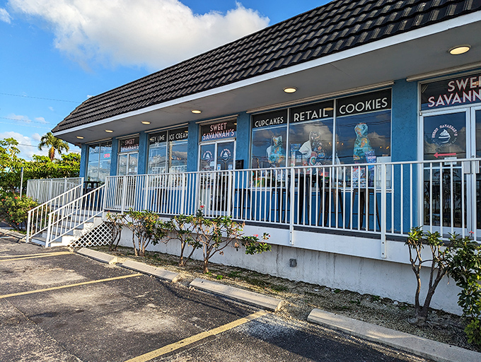 Like a tropical mirage for sugar-seekers, Sweet Savannah's cheerful storefront promises sweet relief from the Florida heat.