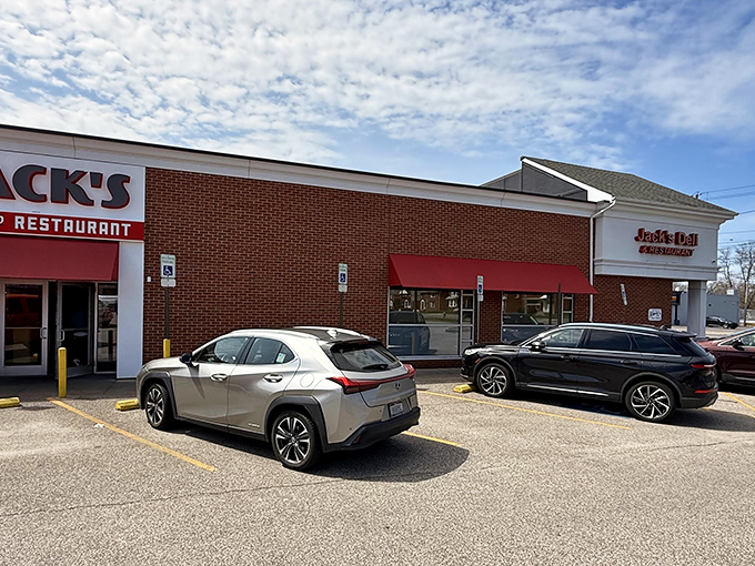 The unassuming brick exterior of Jack's Deli hides culinary treasures within. Like finding a diamond in a strip mall, this place proves appearances can be deliciously deceiving.
