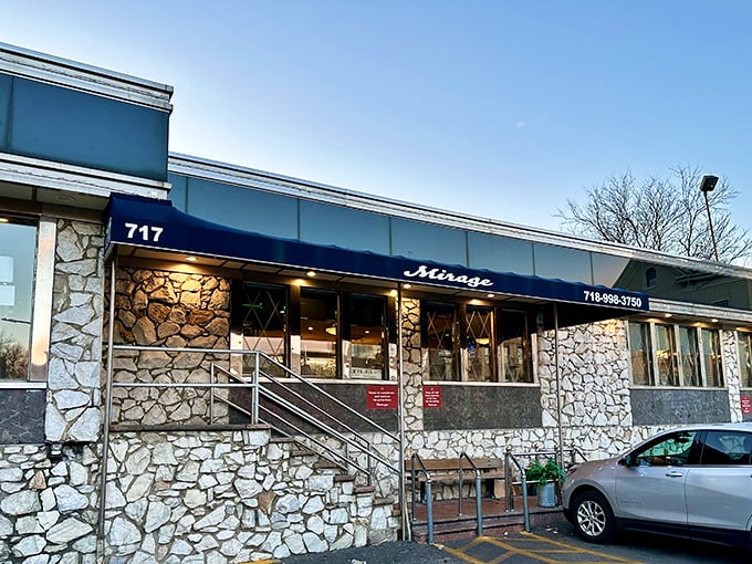 Stone facade and blue awnings give this Brooklyn institution the perfect blend of old-school charm and neighborhood reliability. Comfort begins at the curb.
