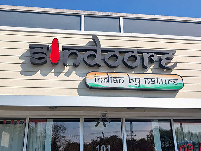 The sign says "Indian by nature" – and nature clearly knows what it's doing here.