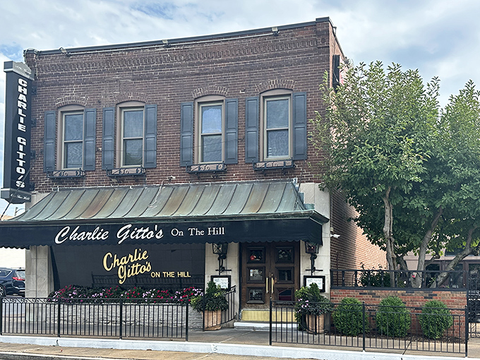 The unassuming brick exterior of Charlie Gitto's hides culinary treasures within, like finding an Italian grandmother secretly running a Michelin-worthy kitchen.