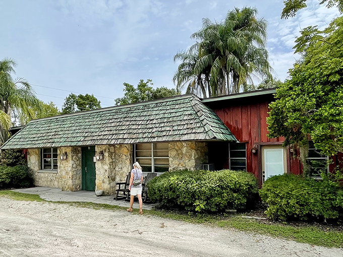 The stone facade and red barn exterior of Red Wing Restaurant isn't trying to impress anyone&mdash;until you taste what's inside. Old Florida charm at its finest.