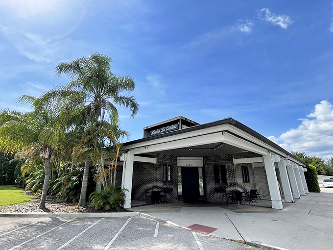 The unassuming exterior of Linda's La Cantina hides culinary treasures like a speakeasy hides bourbon &ndash; in plain sight under Florida palms.