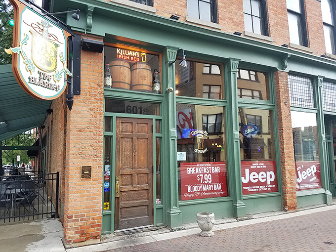 The emerald-trimmed facade of The Blarney Irish Pub beckons from downtown Toledo like a Celtic oasis in the Midwest. Authenticity without pretension.