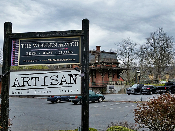 History meets hunger at The Wooden Match, where this former train station now serves as Bethlehem's premier destination for burgers, beer, and blissful afternoons.