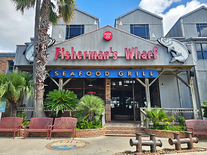 This weathered waterfront gem looks like it's been serving incredible seafood since pirates roamed these waters.