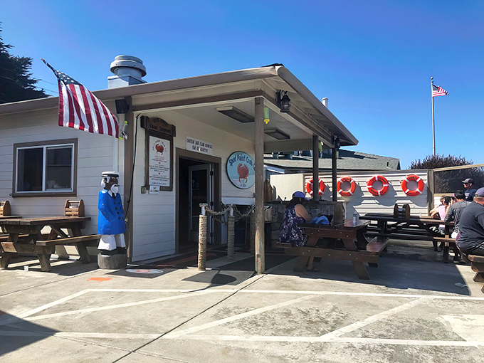 The unassuming white shack that quietly houses seafood greatness&mdash;like finding Shakespeare performing in a garden shed: humble exterior, extraordinary experience.